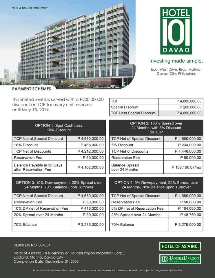 Hotel 101 Davao - DAVAO CONDOMINIUM